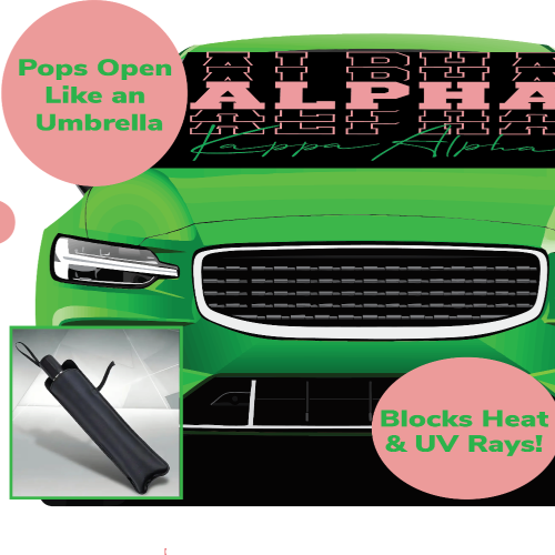 AKA Windshield Shade – A&W Greek Shop