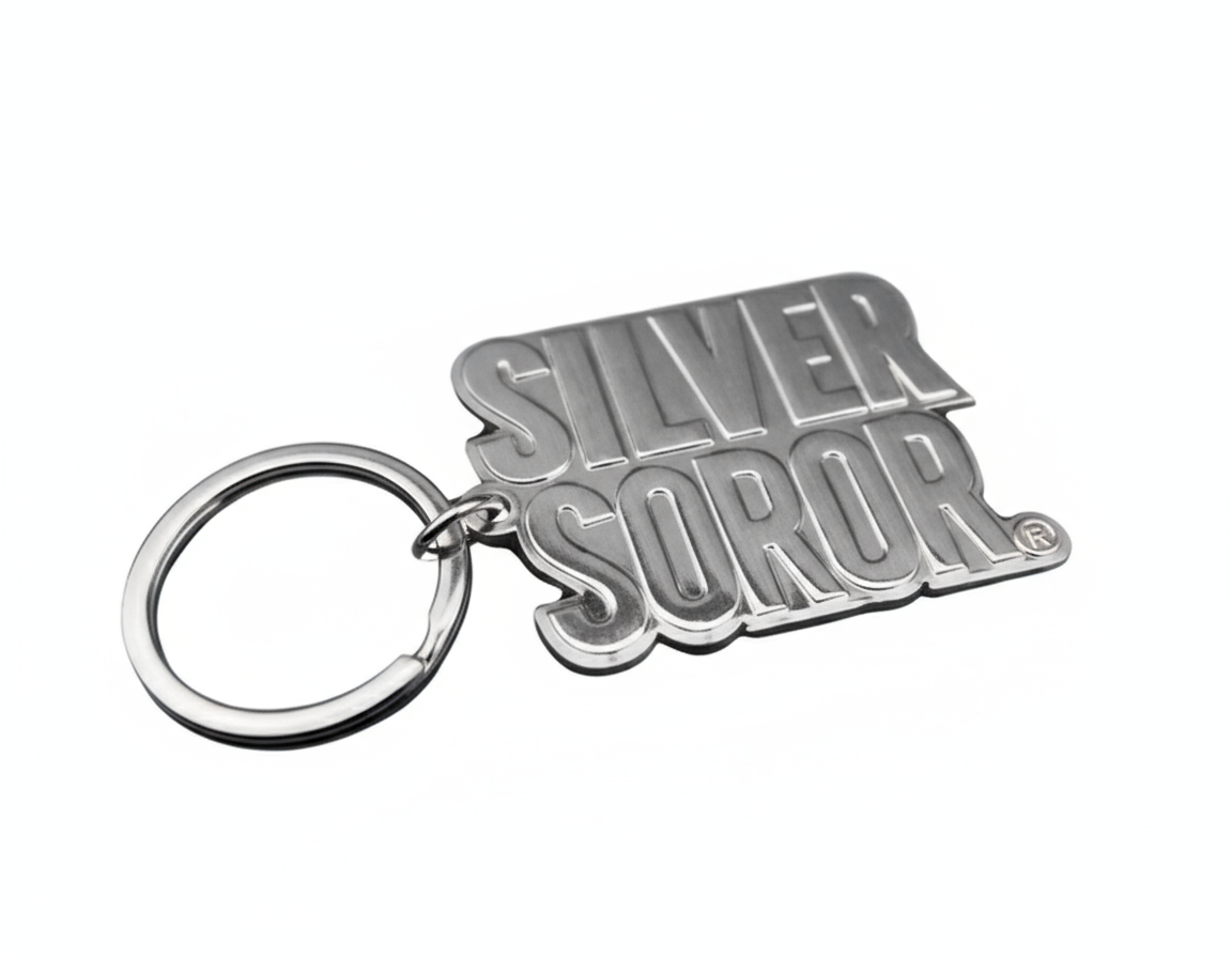 Alpha Kappa Alpha Silver Soror® Keychain – A&W Greek Shop