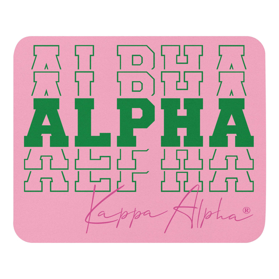 AKA Echo Sorority Mouse Pad – Stylish Grip & Comfort – A&W Greek Shop