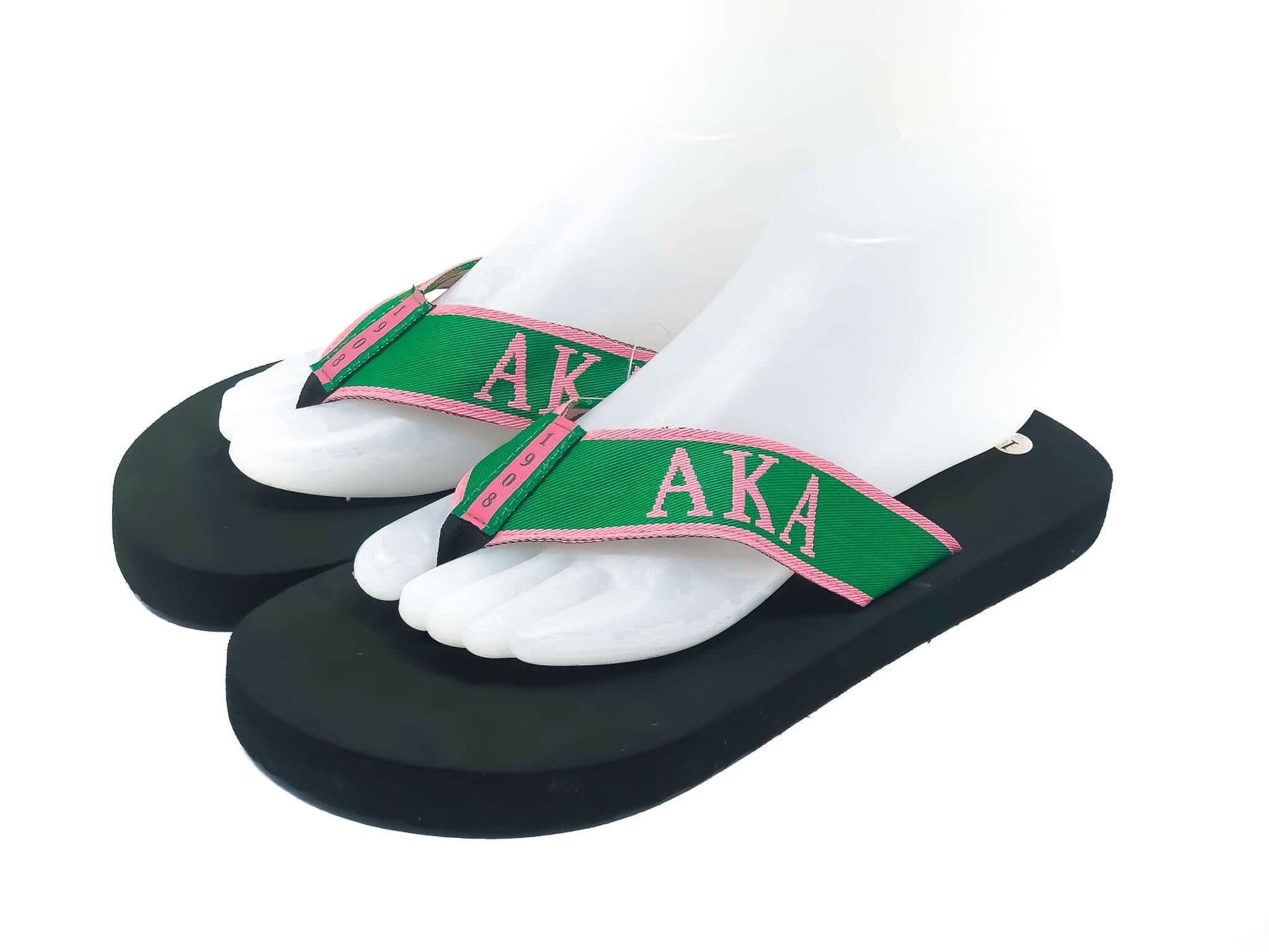 Alpha Kappa Alpha Flip Flop Sandals & Stain Carry Bag – A&W Greek Shop
