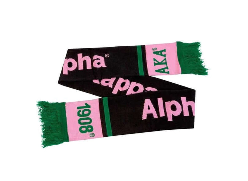 Alpha Kappa Alpha Scarf - Knit Scarf – A&W Greek Shop
