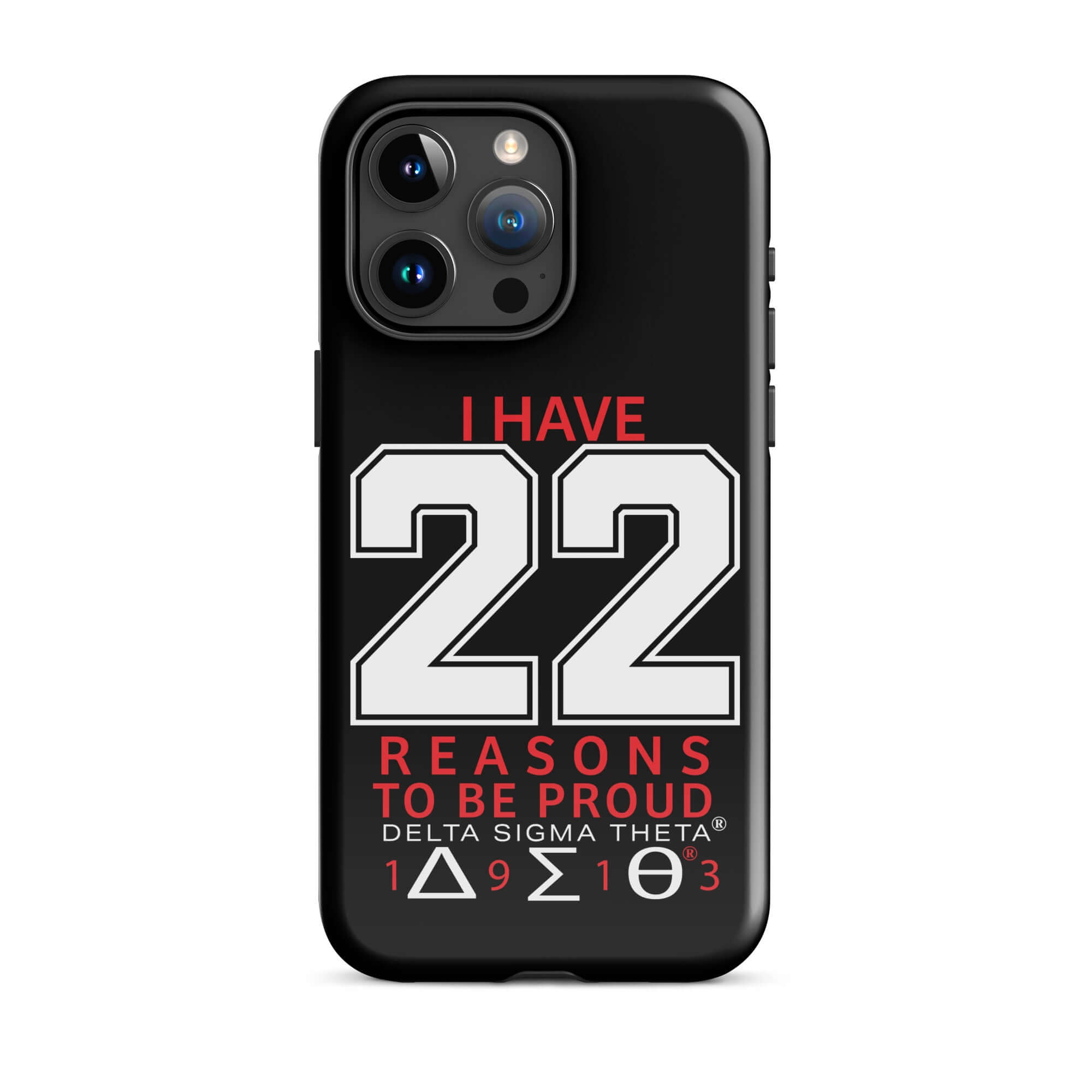 Delta Sigma Theta 22 Reasons iPhone® Tough Case – A&W Greek Shop